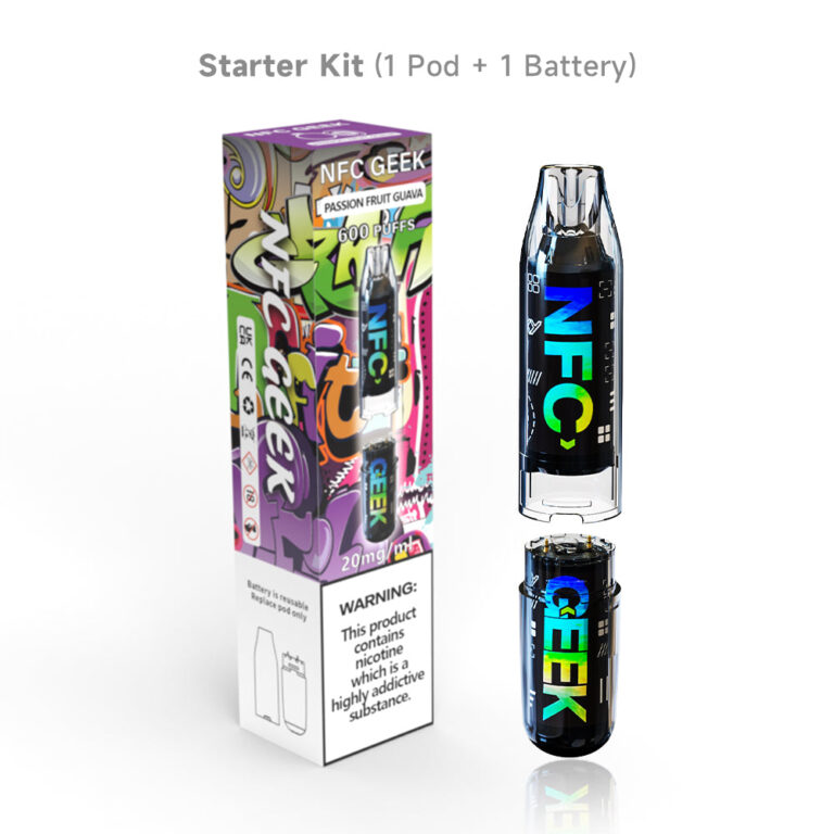 NFC Geek 2 ml/5 ml Disposable Pod System (1 Vape Device + 1 Pod) - NFC VAPE